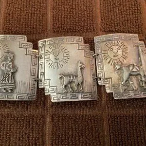 Jewelry | Vintage Peruvian Hinged Sterling Silver Bracelet Marked Peru ...